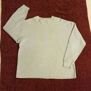 NATURAL LIFE | Shirts | Naturalife Gray Cotton Crewneck Sweater Sz Lg ...